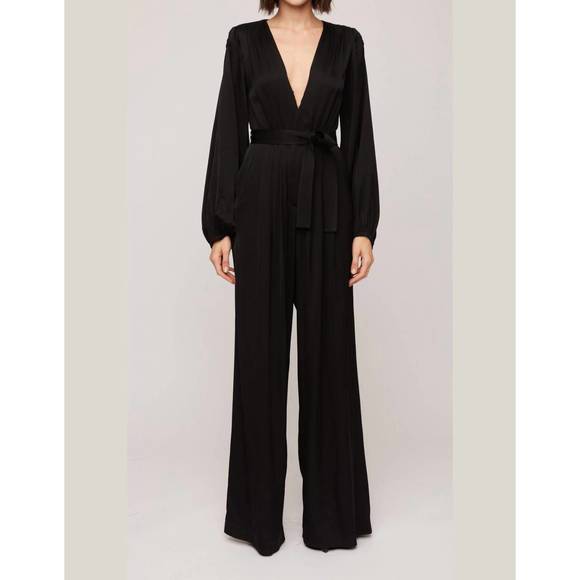 A.L.C. | Pants & Jumpsuits | New Alc Imogen Belted Wide Leg Jumpsuit In ...